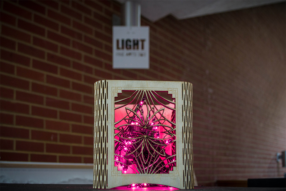 Sculptured Lantern Box | The Spark | Washington State University