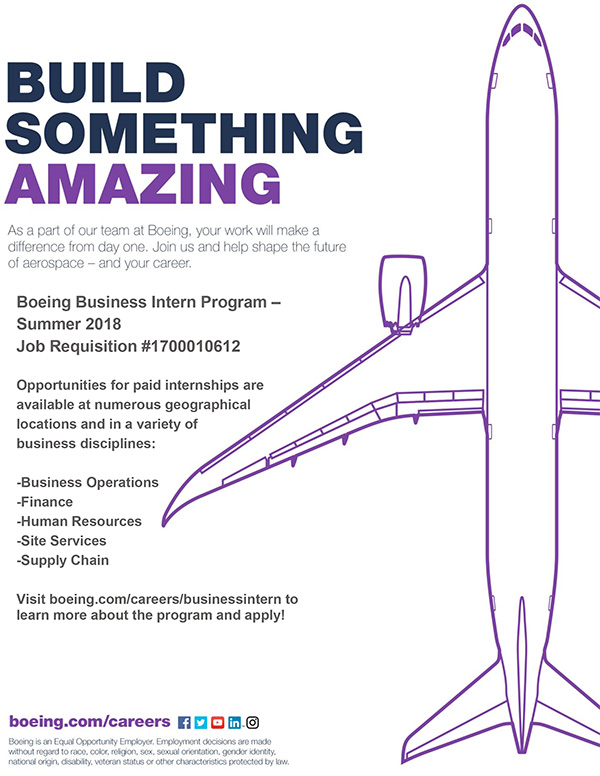Boeing Intern Information Session | The Honors College | Washington ...