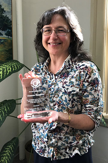 Deanna Hamilton honored with Crimson Spirit Award | WSU Insider ...