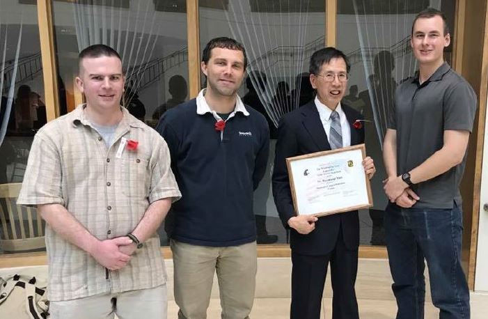 Assoc. Professor Raymond Sun receives ‘Honorary Cadet’ award | History ...