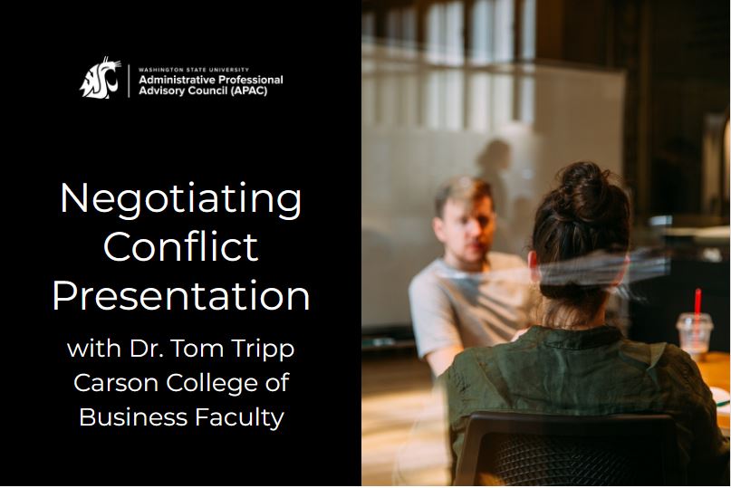 Negotiating Conflict to a Happy Resolution Part 2 | Administrative ...
