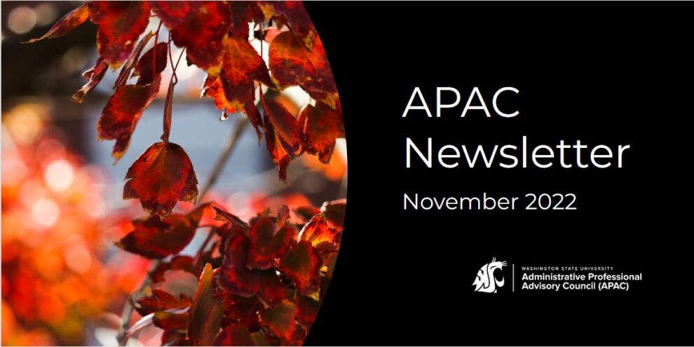 November 2022 APAC Newsletter | Administrative Professional Advisory ...