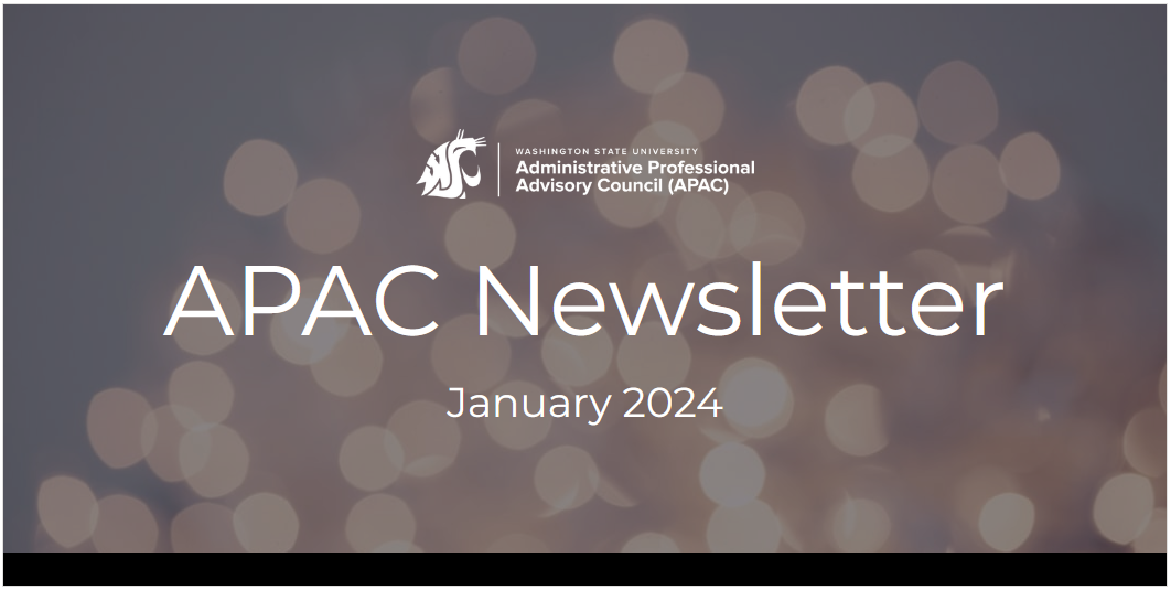 January APAC Newsletter | Administrative Professional Advisory Council ...