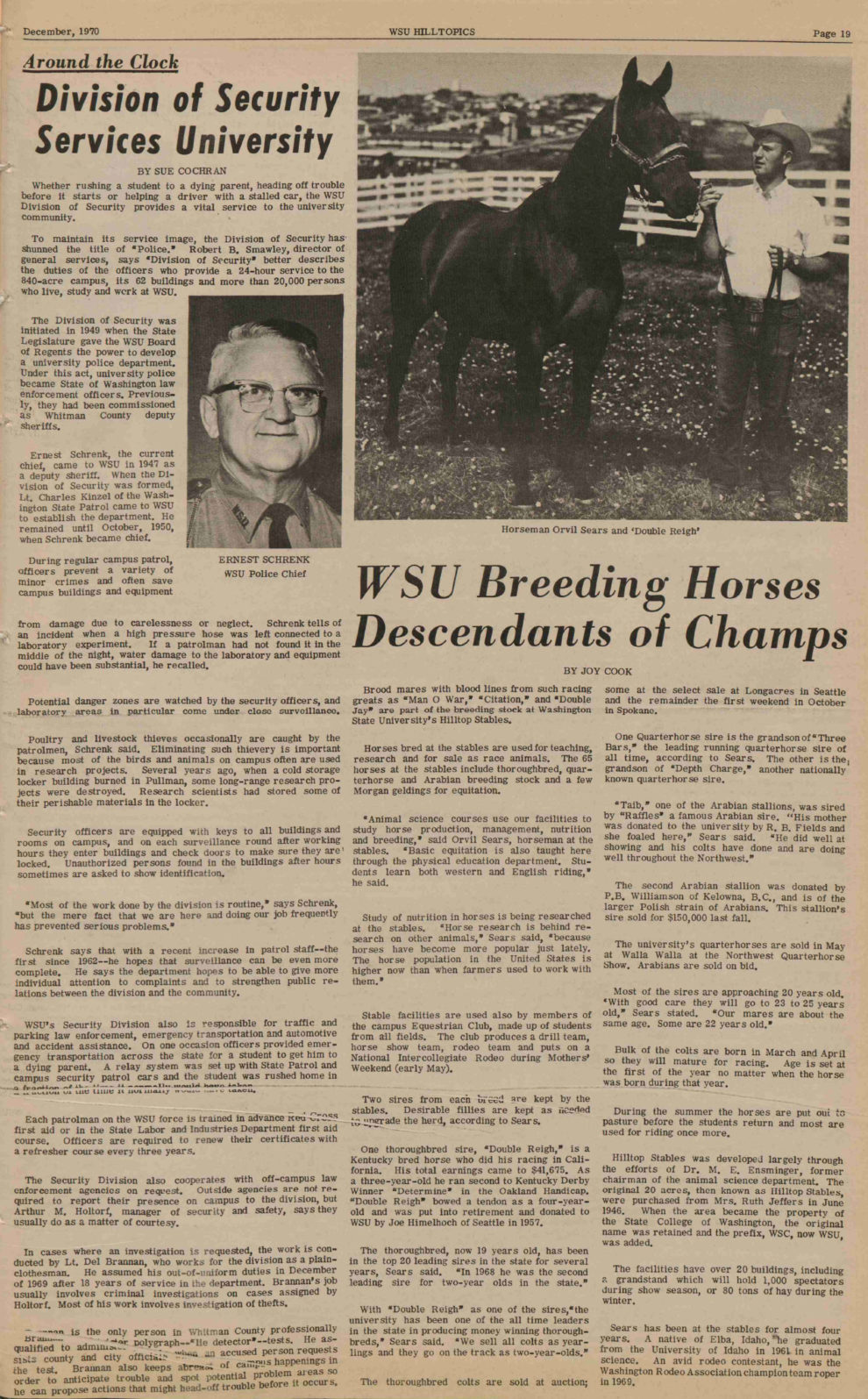 Gallery: WSU horses through the years | Washington State Magazine | Washington State University