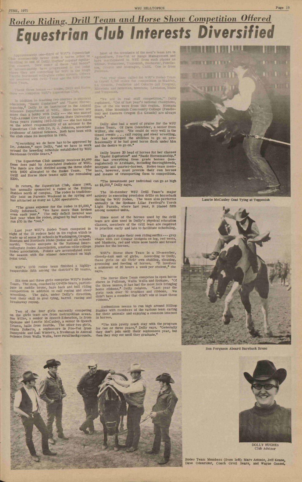 Gallery: WSU horses through the years | Washington State Magazine | Washington State University