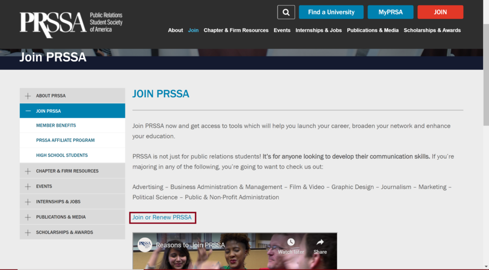 Join PRSSA | PRSSA at WSU | Washington State University