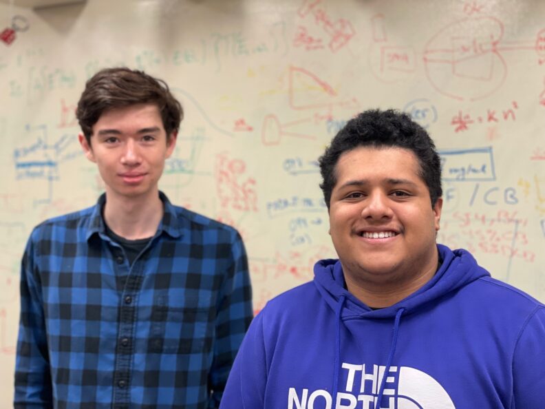 Elijah Allen and Chris Lum Receive Research Scholarships | Carbon Lab ...